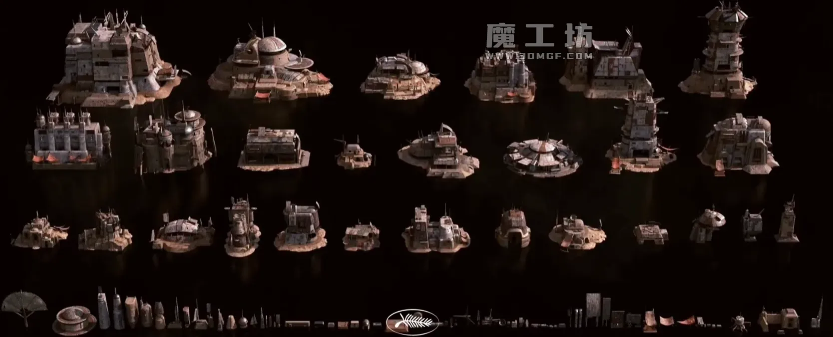 K63_Kitbash_outpost_古老堡垒 - 魔工坊－C4D资源网站下载，3D创作者的资源宝库